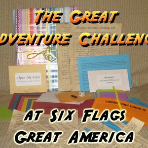 Scavenger Hunt Adventure - Six Flags Great America - the Great ...