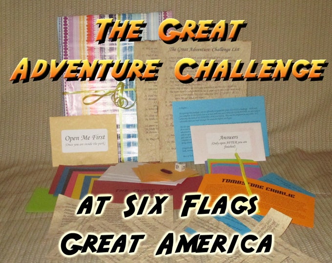 Scavenger Hunt Adventure - Six Flags Great America - the Great ...