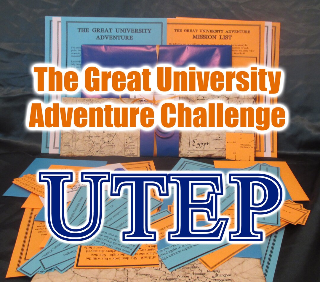 Scavenger Hunt Adventure - University of Texas El Paso (UTEP) - the ...