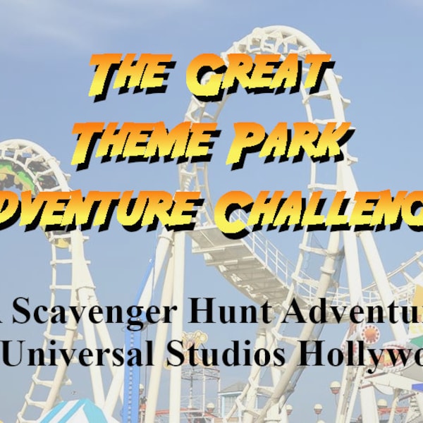 Universal Studios Scavenger Hunt - Etsy