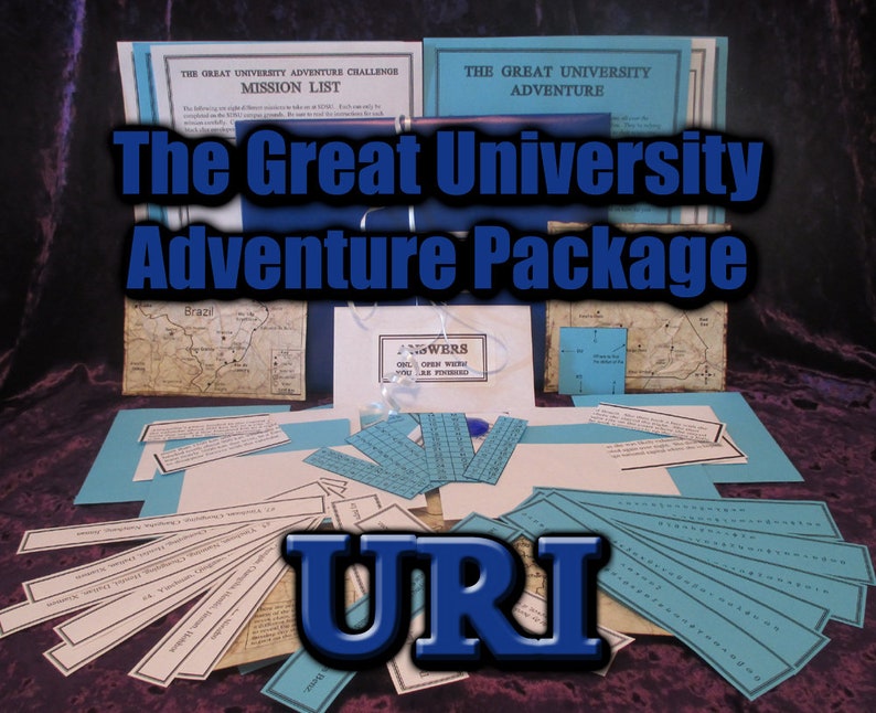 Scavenger Hunt Adventure University of Rhode Island URI - Etsy