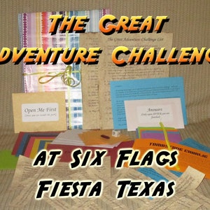 Scavenger Hunt Adventure Six Flags Fiesta Texas San Antonio - Etsy