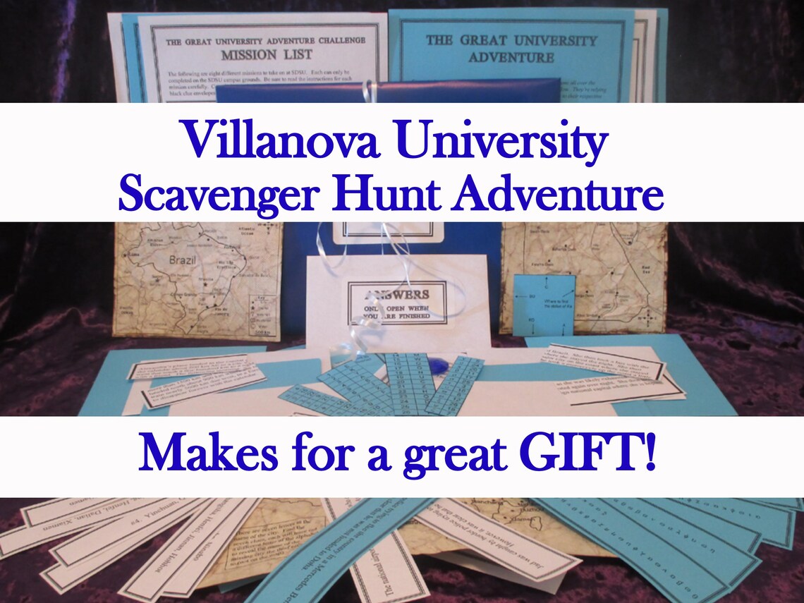 Scavenger Hunt Adventure - Villanova University (VU) - the Great ...
