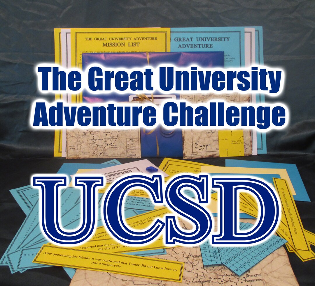 Scavenger Hunt Adventure - University of California San Diego (UCSD ...