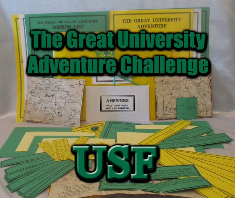 Scavenger Hunt Adventure - University of South Florida (USF) - Etsy
