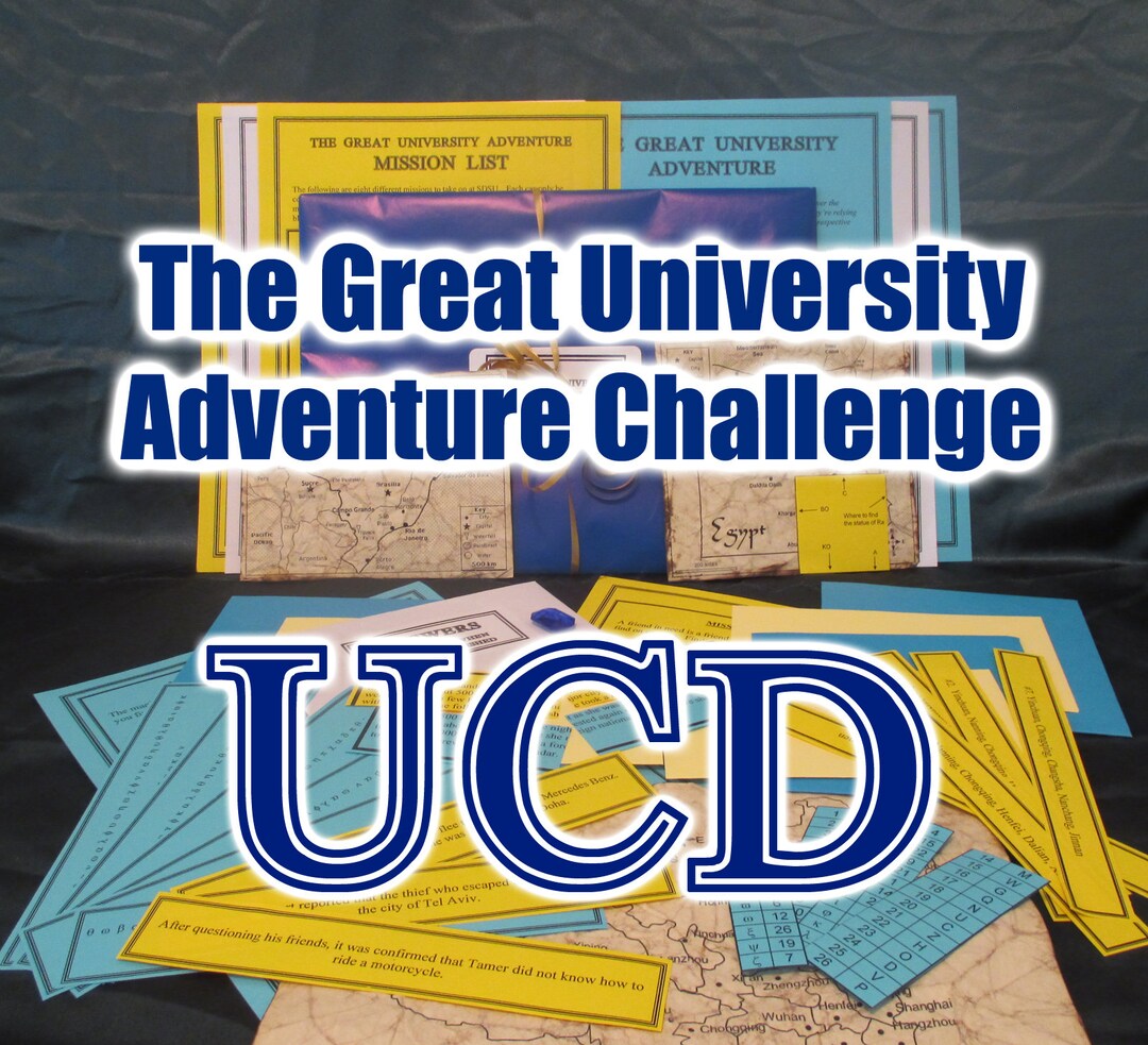 Scavenger Hunt Adventure - University of California Davis (UCD) - Etsy