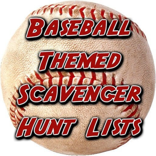 Baseball Themed Scavenger Hunt List Collection - Etsy