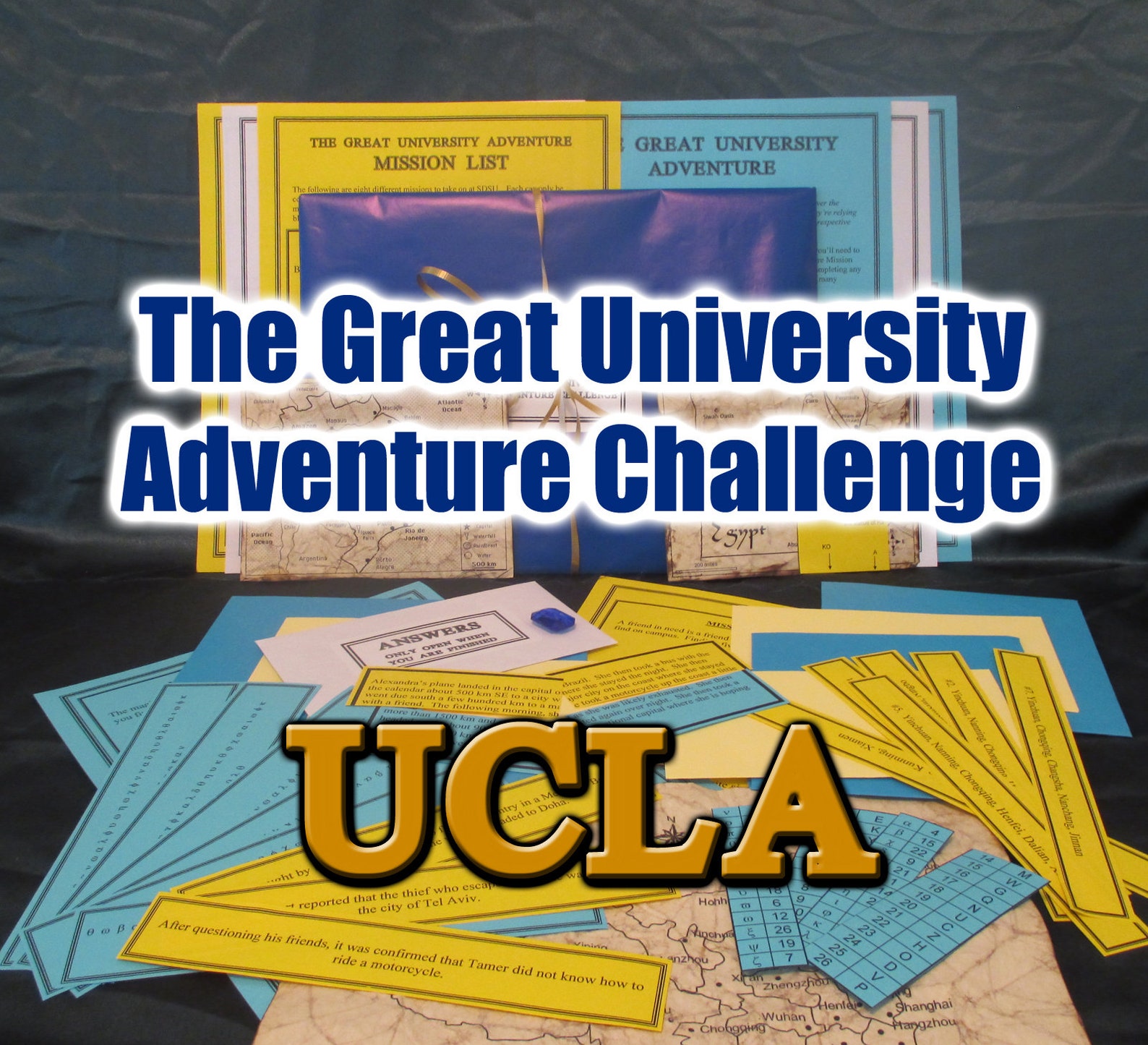 Scavenger Hunt Adventure University California Los Angeles - Etsy
