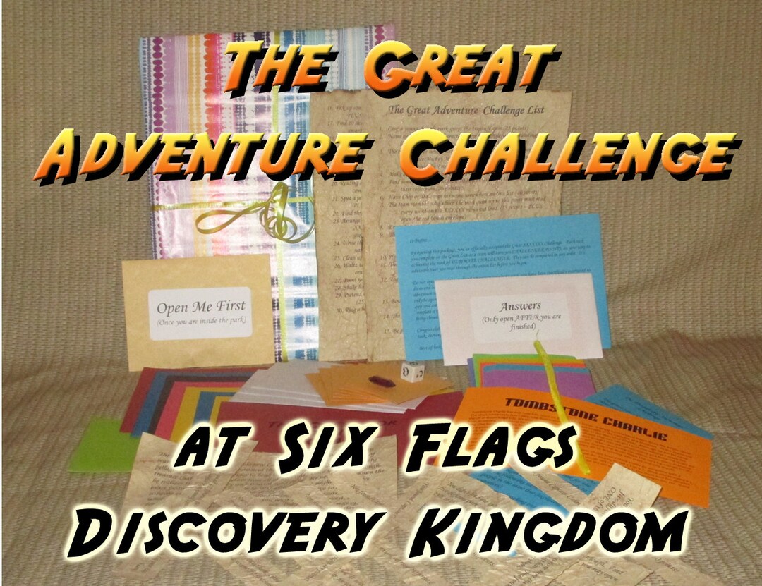 Scavenger Hunt Adventure - Six Flags Discovery Kingdom - the Great ...