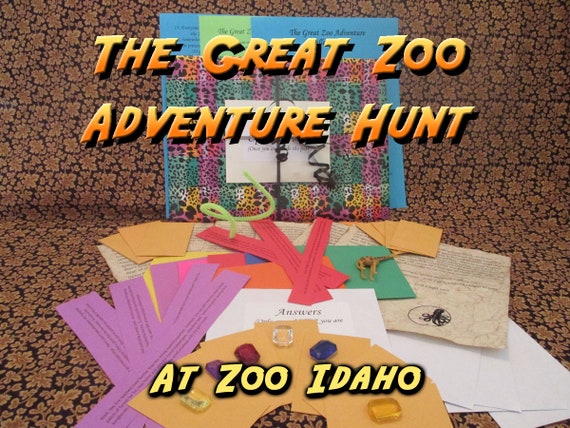 Scavenger Hunt Zoo Idaho Adventure Hunt the Great Zoo | Etsy
