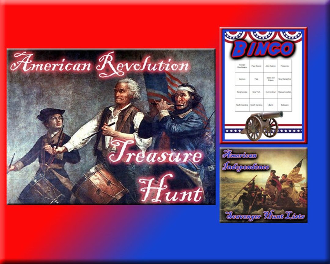 3 4th of July Party Game Downloads - American Revolution Bingo ...