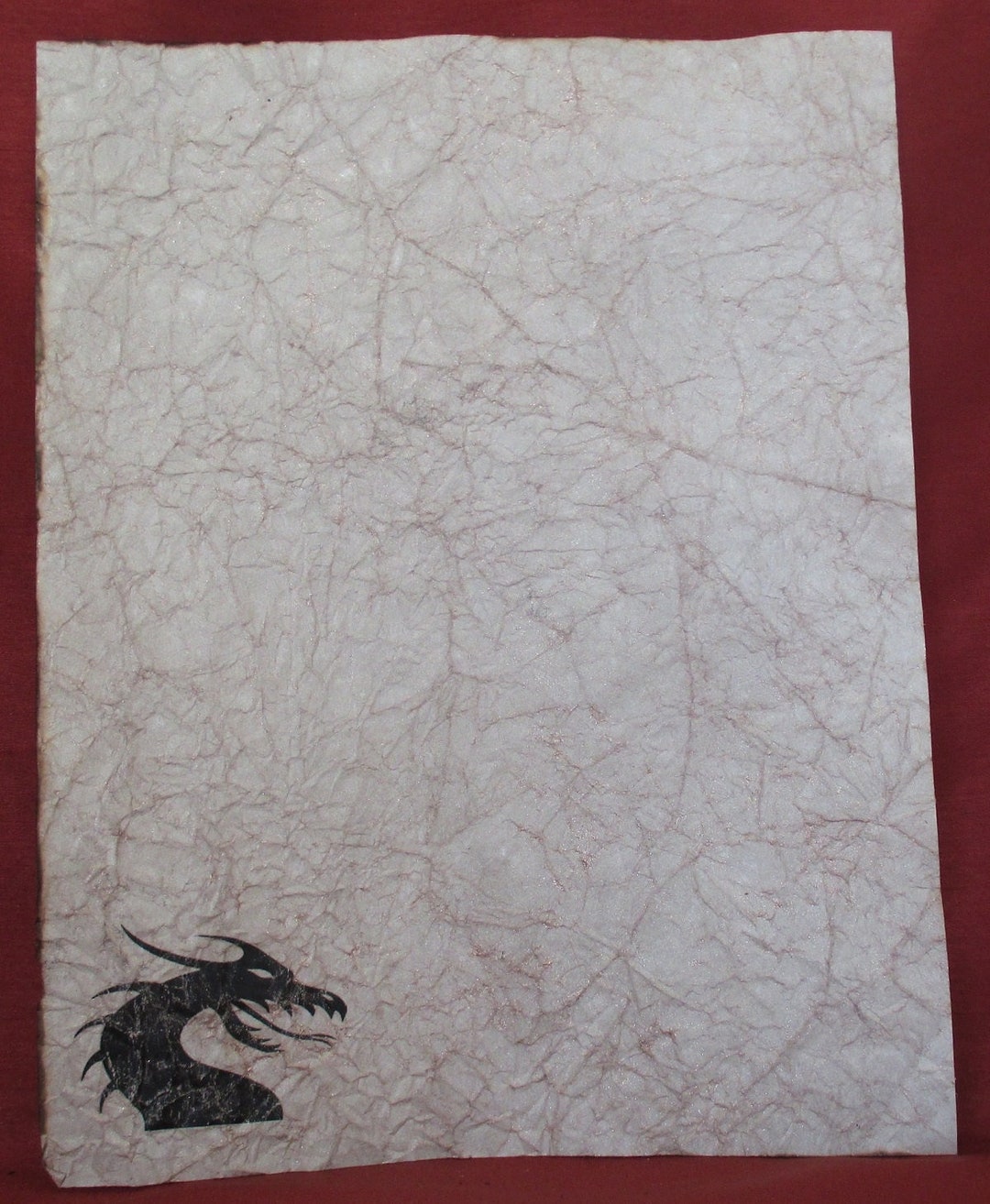 Dragon 1 - Antiqued Paper - 10 Sheets - Etsy