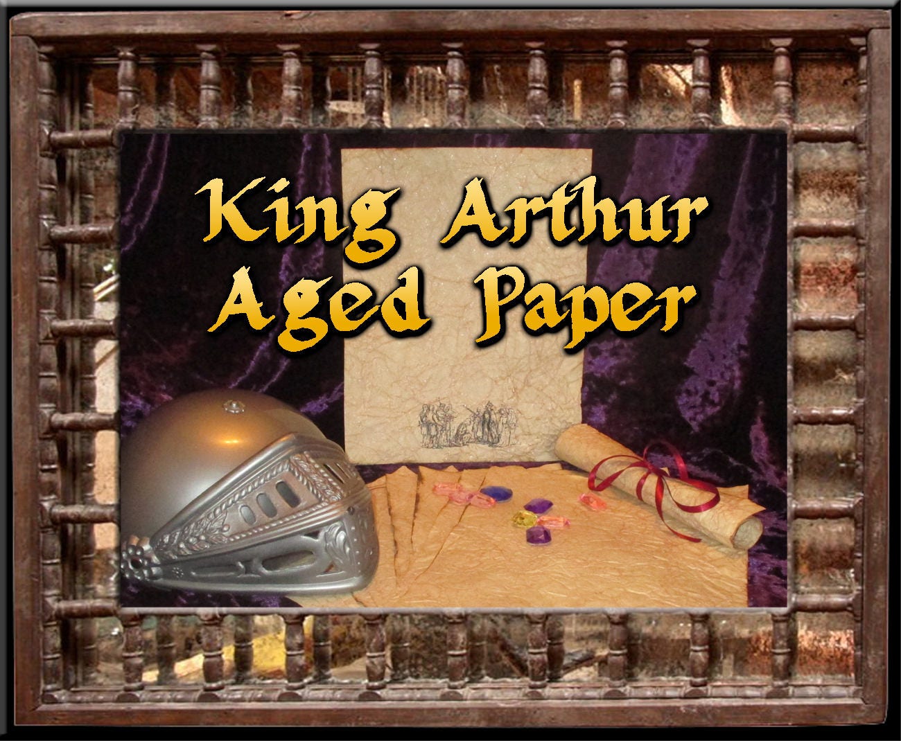 King Arthur's Court - Fairytale Paper - 10 Sheets - Etsy