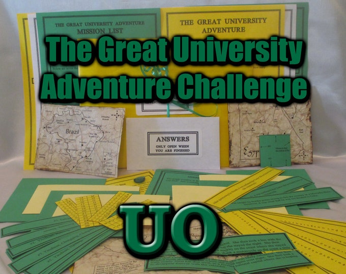 Scavenger Hunt Adventure - University of Oregon (UO) - the Great ...