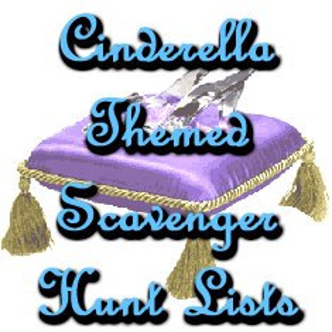Cinderella Themed Scavenger Hunt List Collection - Etsy
