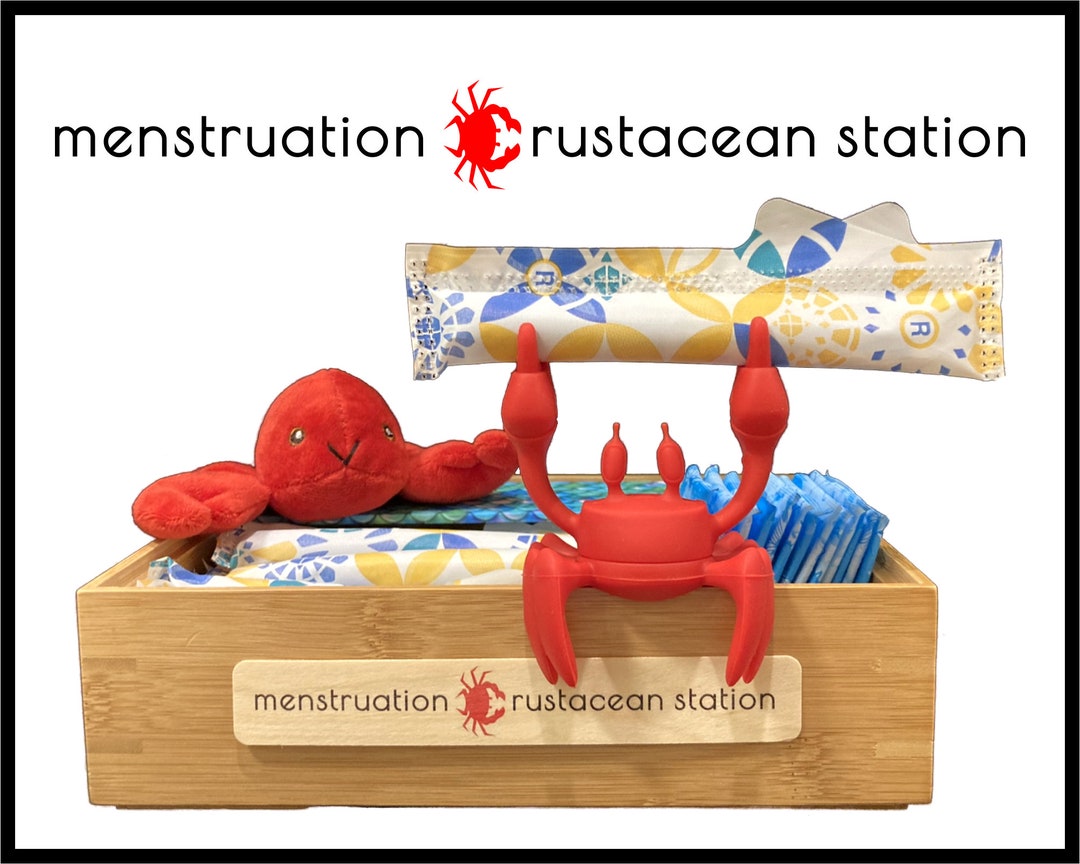 MENSTRUATION CRUSTACEAN STATION: Bamboo Toilet Tank Storage - Etsy