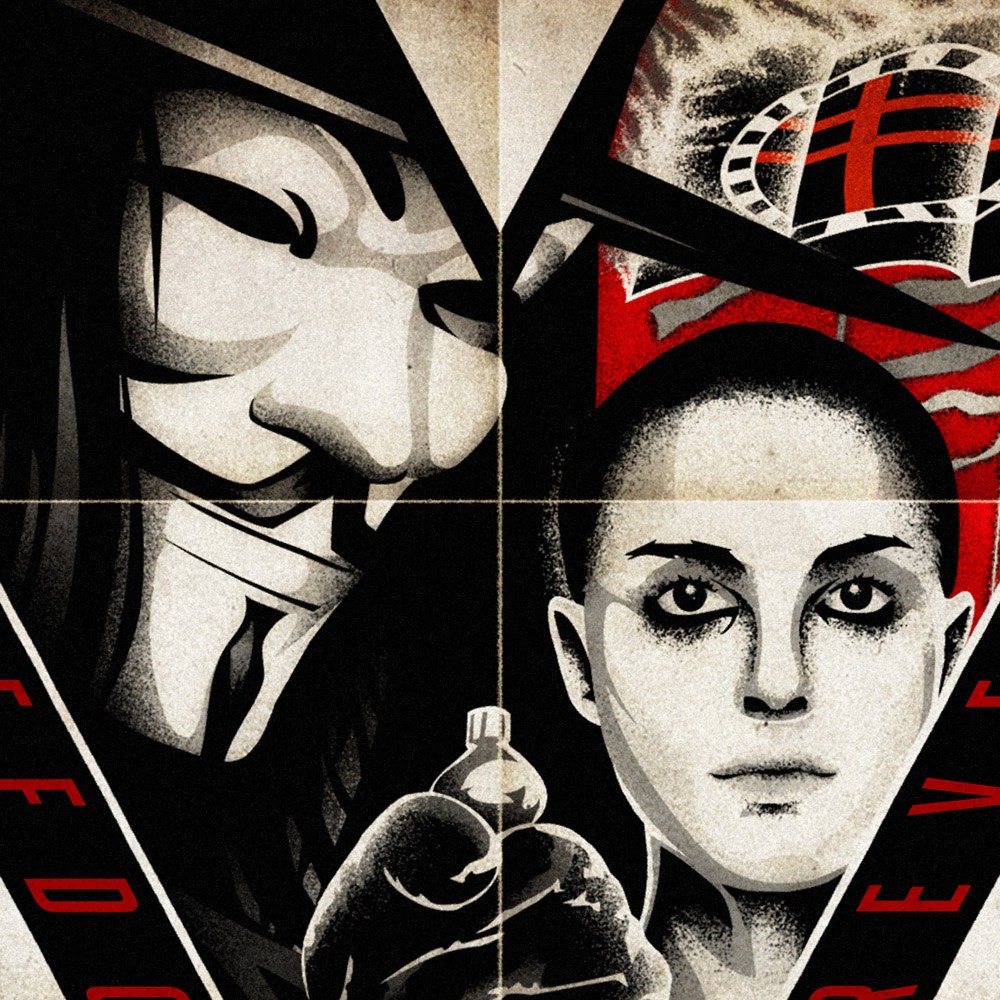 V for Vendetta freedom Forever 13x19 - Etsy