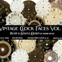 Clock Faces - Etsy