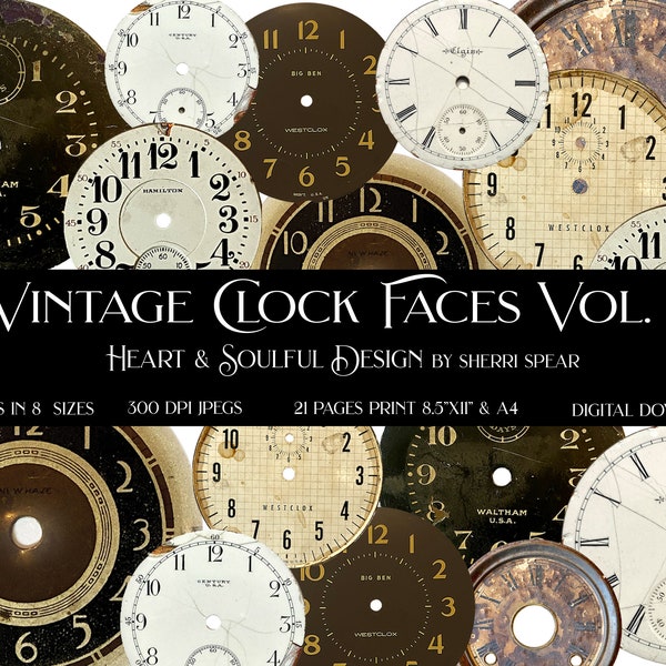 Clock Faces - Etsy