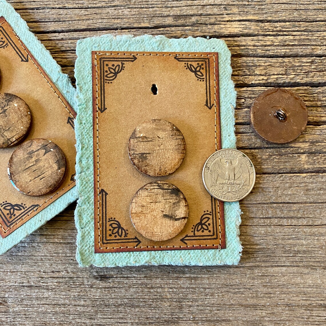 Handmade Shank Style Buttons From Recycled Materials Item | Etsy