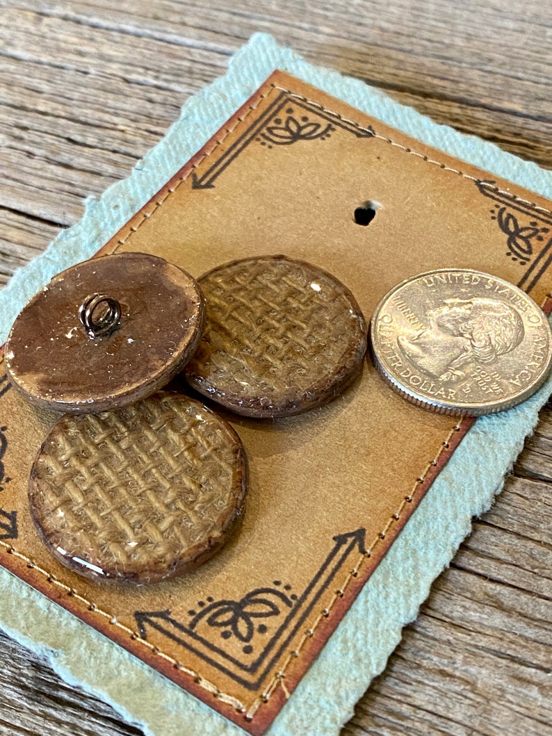 Handmade Shank Style Buttons From Recycled Materials Item - Etsy