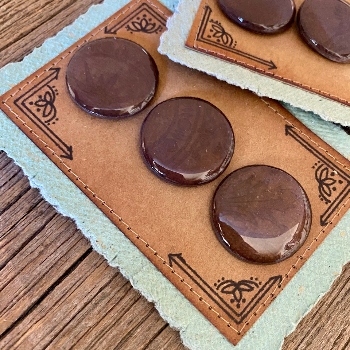 Handmade Shank Style Buttons From Recycled Materials Item# B3-003 - Etsy