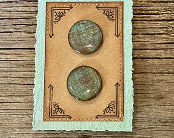 Handmade Shank Style Buttons From Recycled Materials Item | Etsy