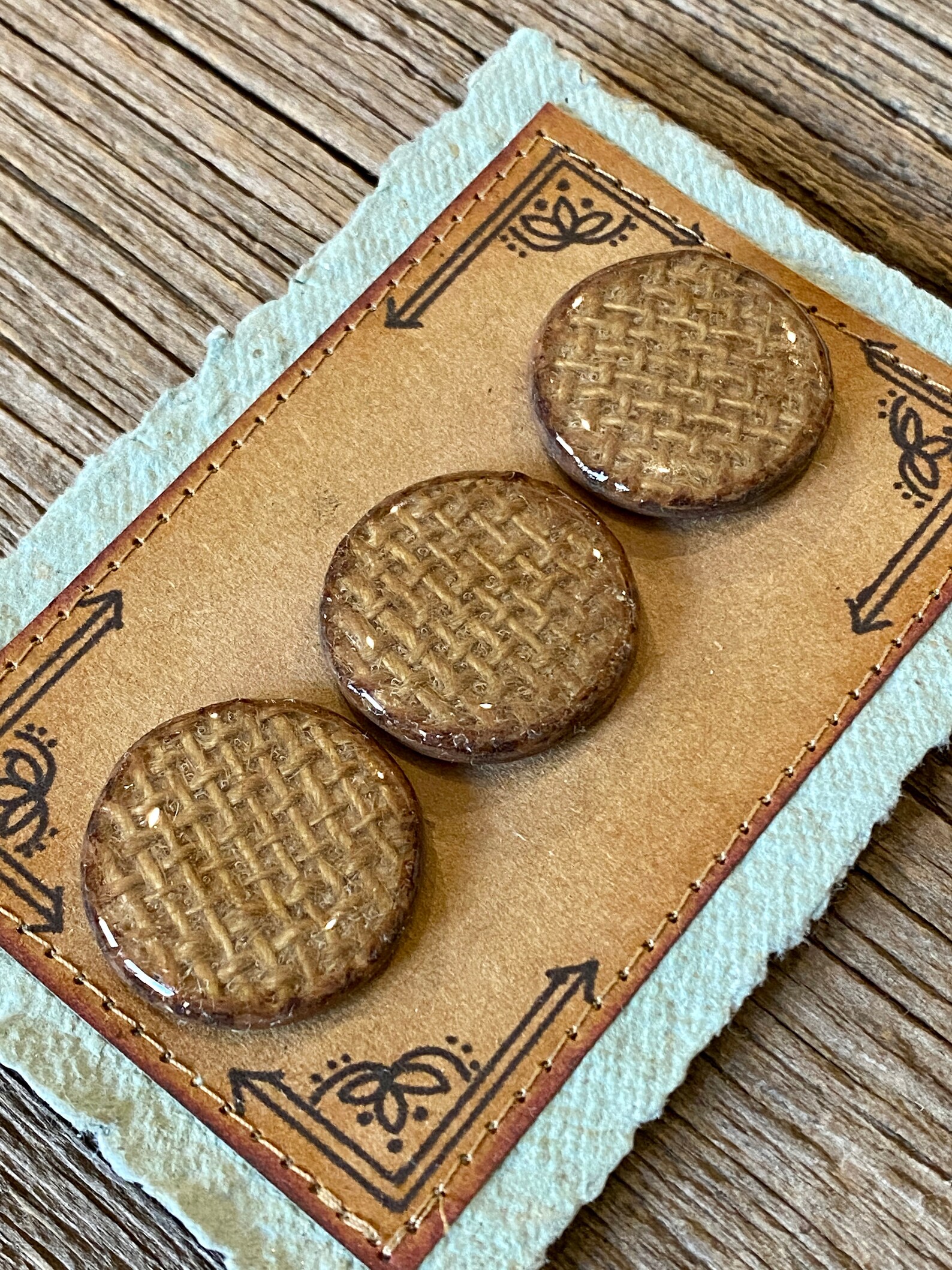 Handmade Shank Style Buttons From Recycled Materials Item - Etsy