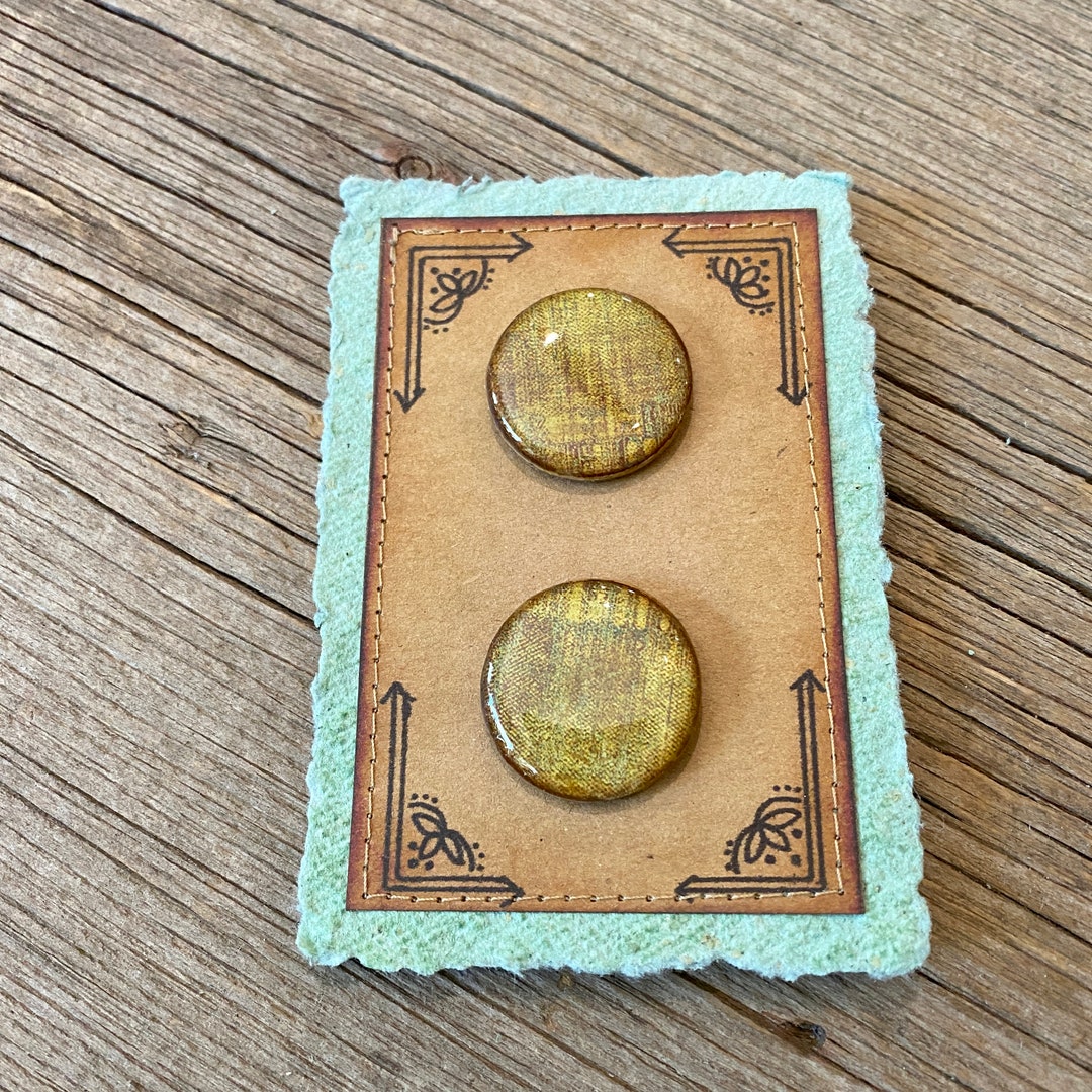 Handmade Shank Style Buttons From Recycled Materials Item# B2-005 - Etsy