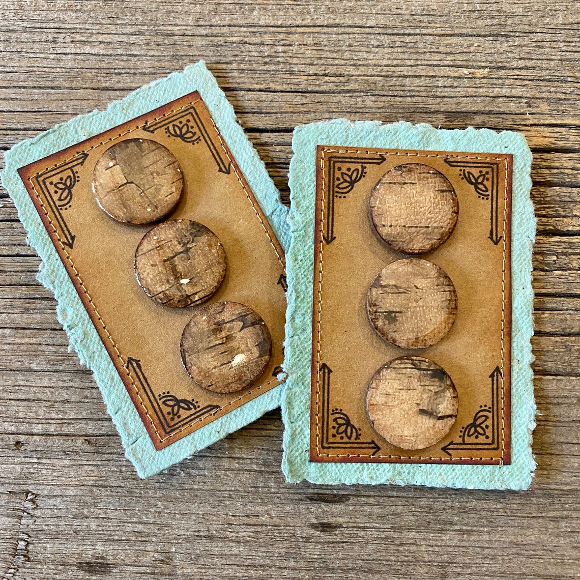Handmade Shank Style Buttons From Recycled Materials Item# B3-001 - Etsy