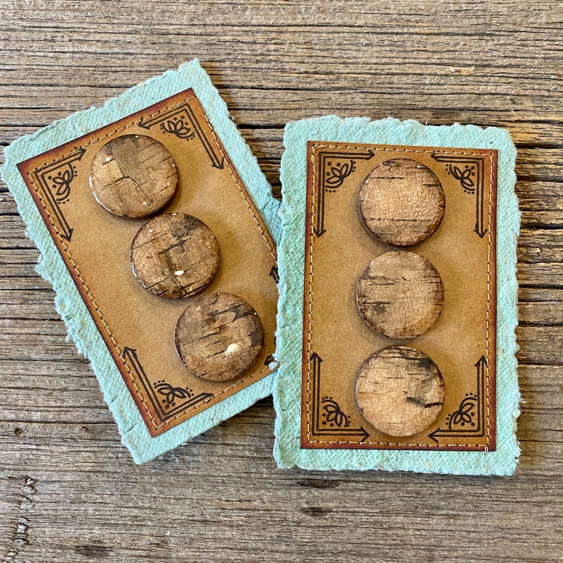 Handmade Shank Style Buttons From Recycled Materials Item# B3-001 - Etsy