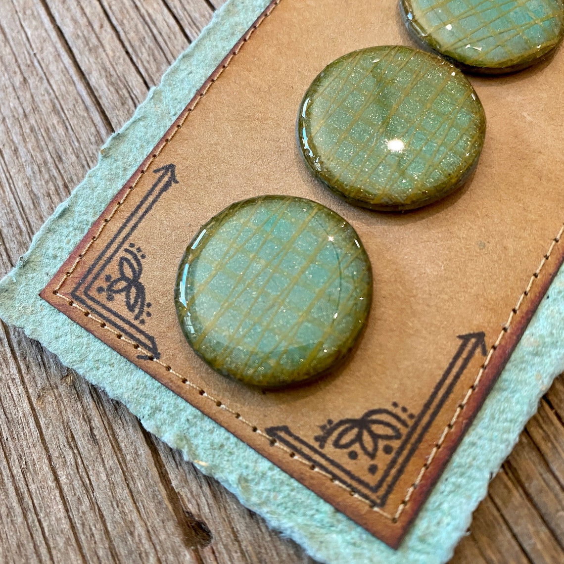 Handmade Shank Style Buttons From Recycled Materials Item - Etsy