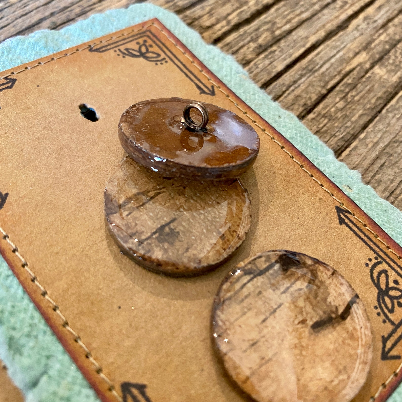 Handmade Shank Style Buttons From Recycled Materials Item | Etsy