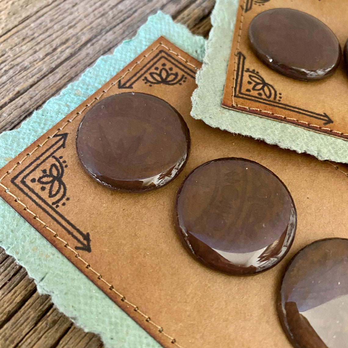 Handmade Shank Style Buttons From Recycled Materials Item# B3-003 - Etsy