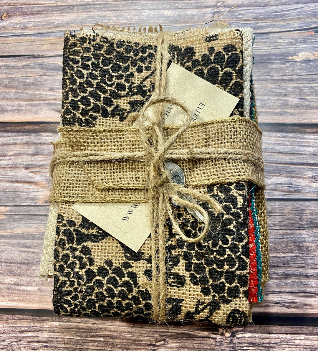 Burlap/grain Sack/coffee Sack Bundle for Crafting/junk Journals/slow ...