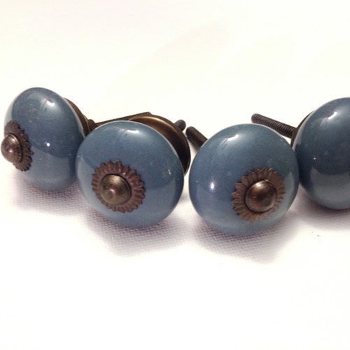 Bronze Ceramic Pumpkin Knobs Kid's Room Nursery Room - Etsy