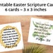Printable Easter Scripture Cards, Bible Verses, Bookmarks - Etsy
