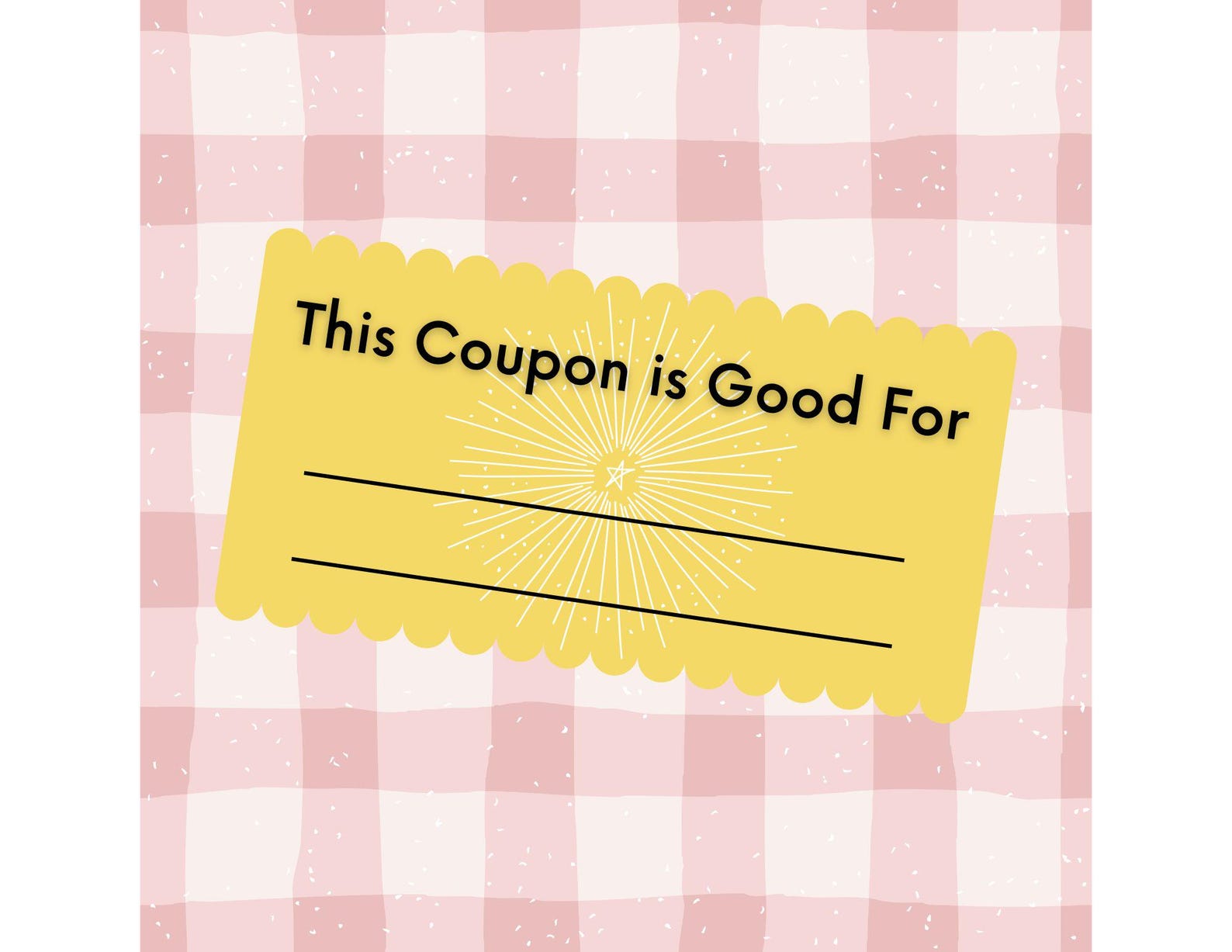 Blank Coupon Forms, Downloadable Printable, Grade School, Homeschool ...
