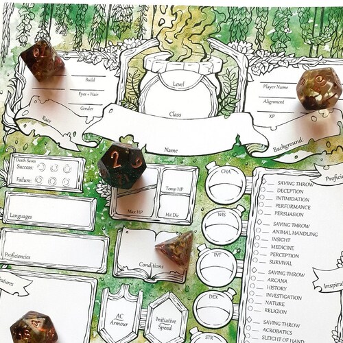 Sidekick Character Sheet A4 Dnd 5e PDF Fillable - Etsy Hong Kong