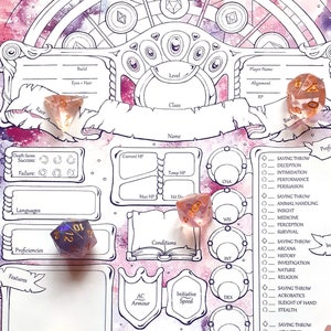 Spellbound Character Sheets - D&D 5e - Etsy UK