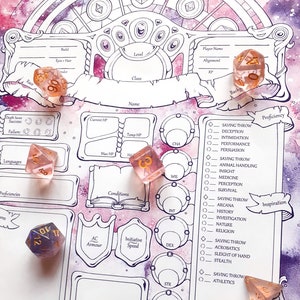 Spellbound Character Sheets - D&D 5e - Etsy