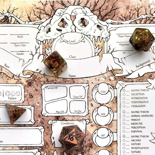 Spellbound Character Sheets D&D 5e - Etsy