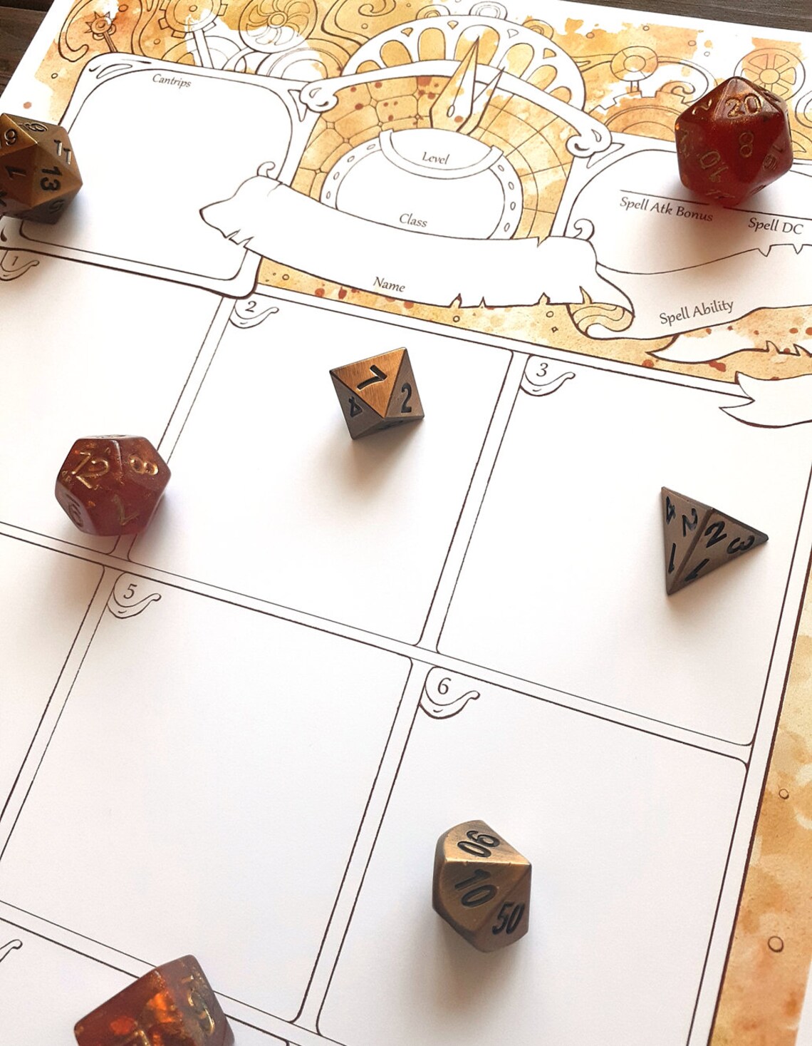 Clockwork Character Sheets D&D 5e - Etsy