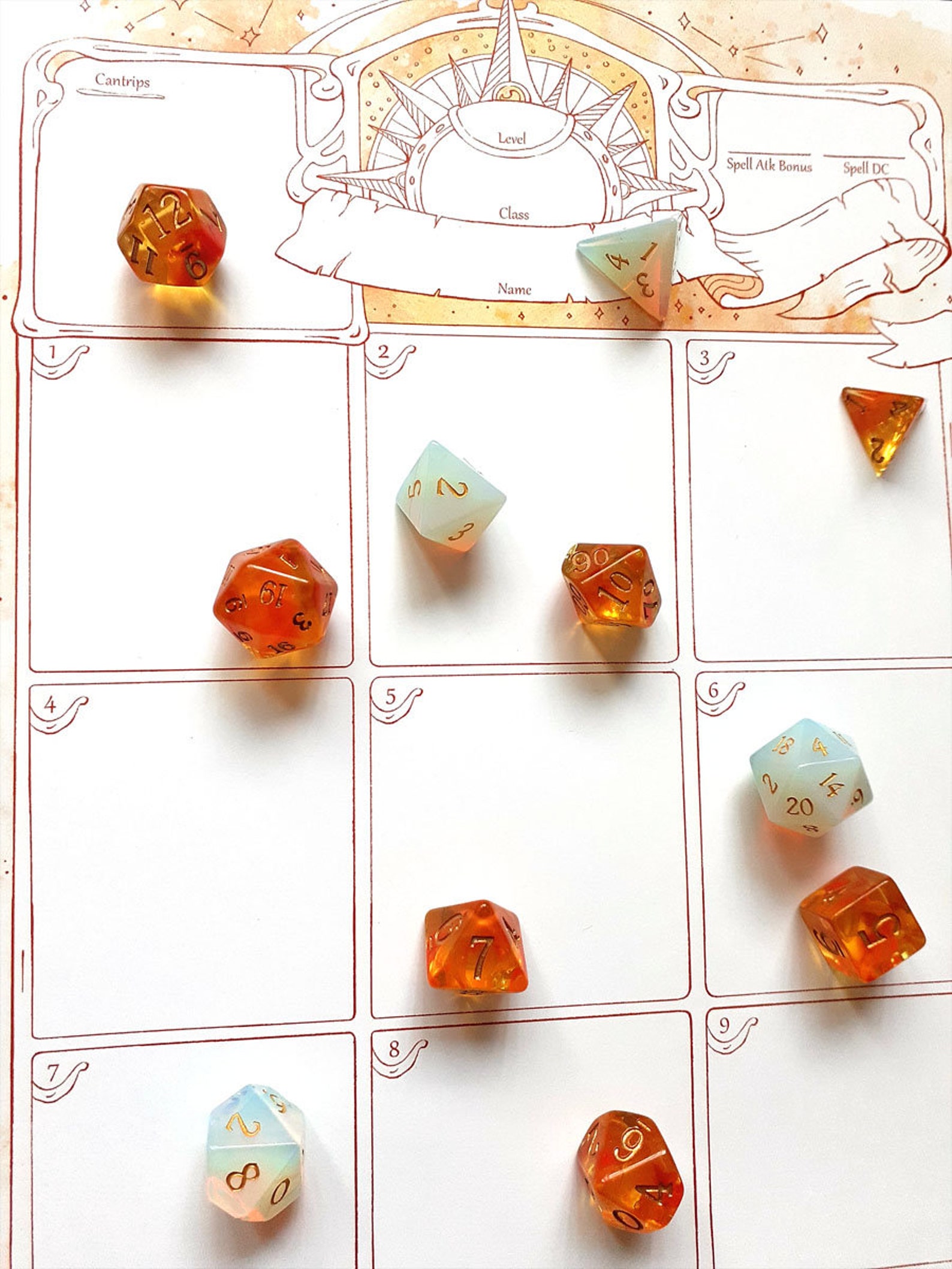Form-fillable Sunlit Character Sheets - Etsy UK