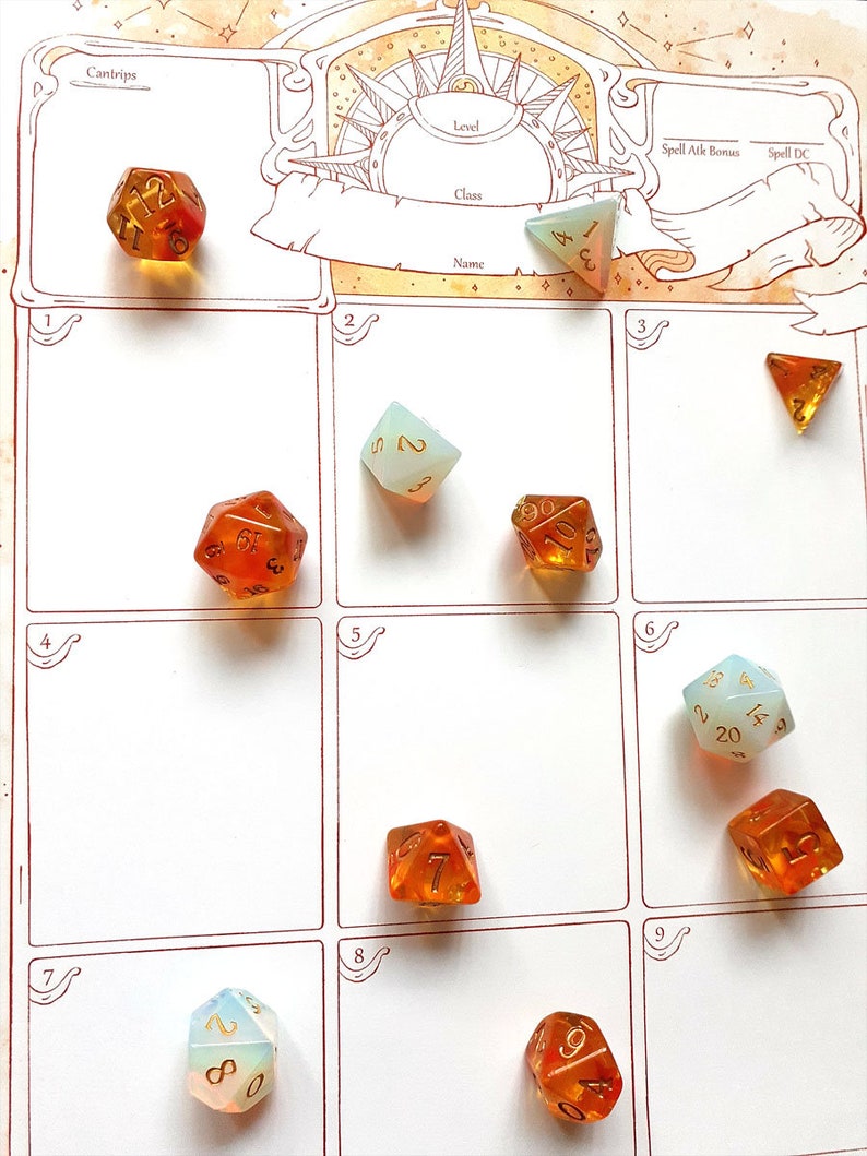 Form-fillable Sunlit Character Sheets - Etsy UK