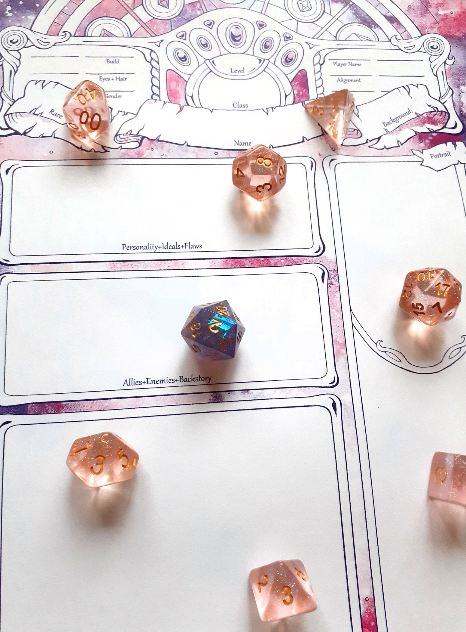 Form-fillable Spellbound Character Sheets - Etsy Canada