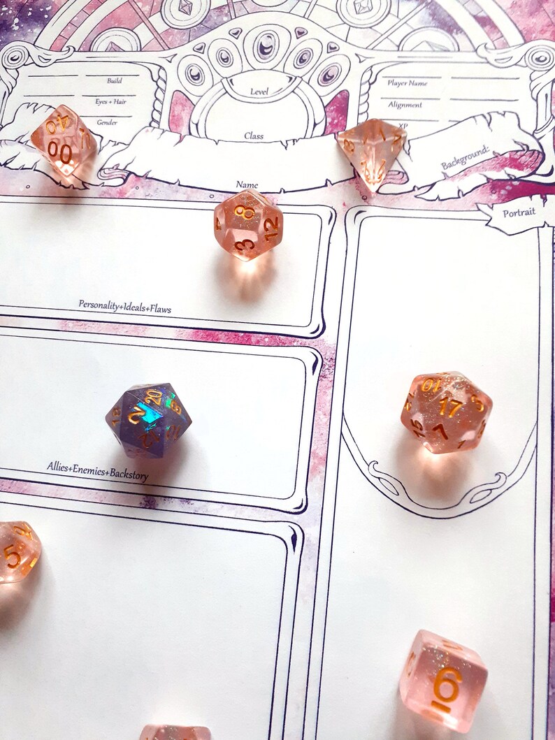 Form-fillable Spellbound Character Sheets - Etsy Canada