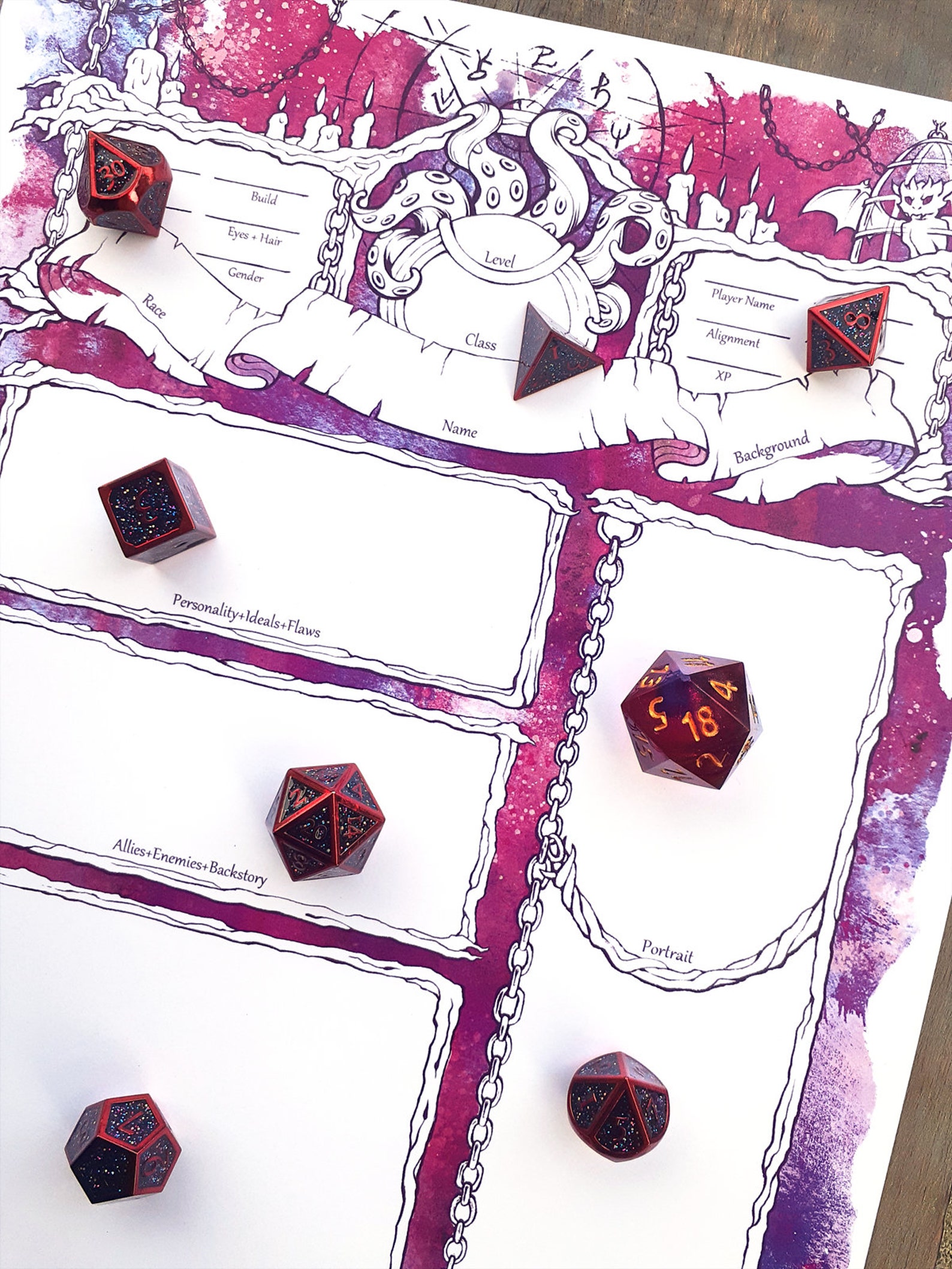 Otherworldly Character Sheets D&D 5e | Etsy