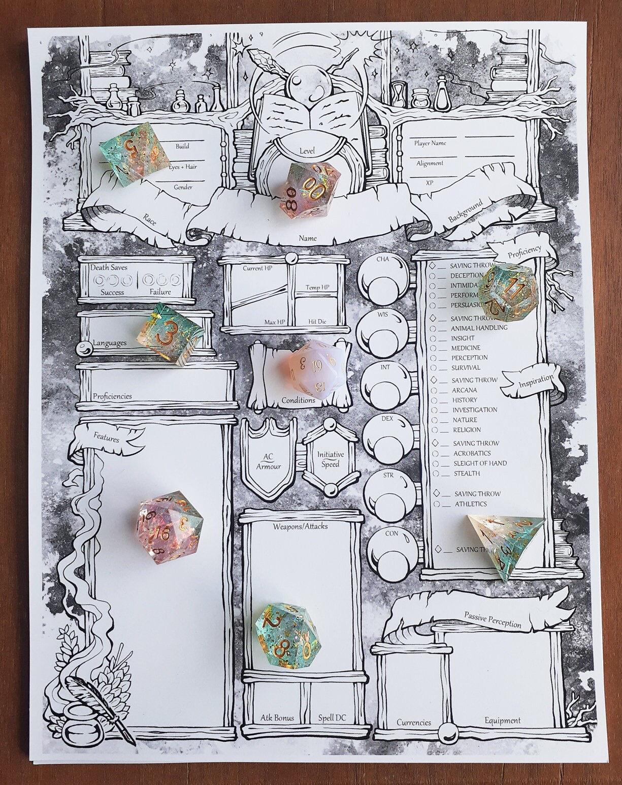 Loremaster Character Sheets D&D 5e - Etsy Canada