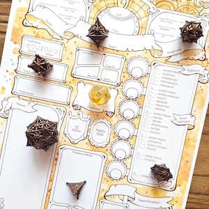 Form-fillable Clockwork Character Sheets - Etsy